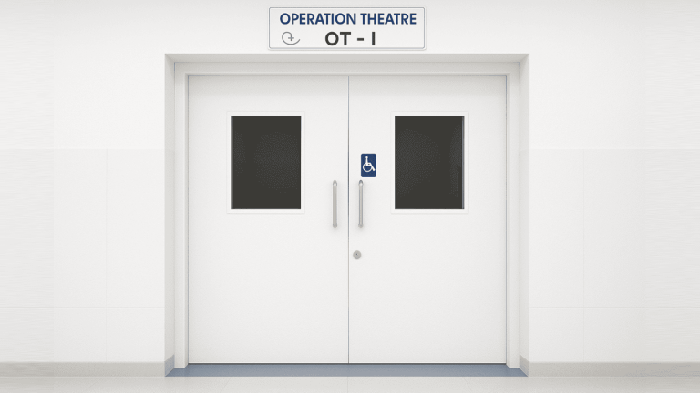 Operation Theatre Door | Hygienic & Durable OT Doors